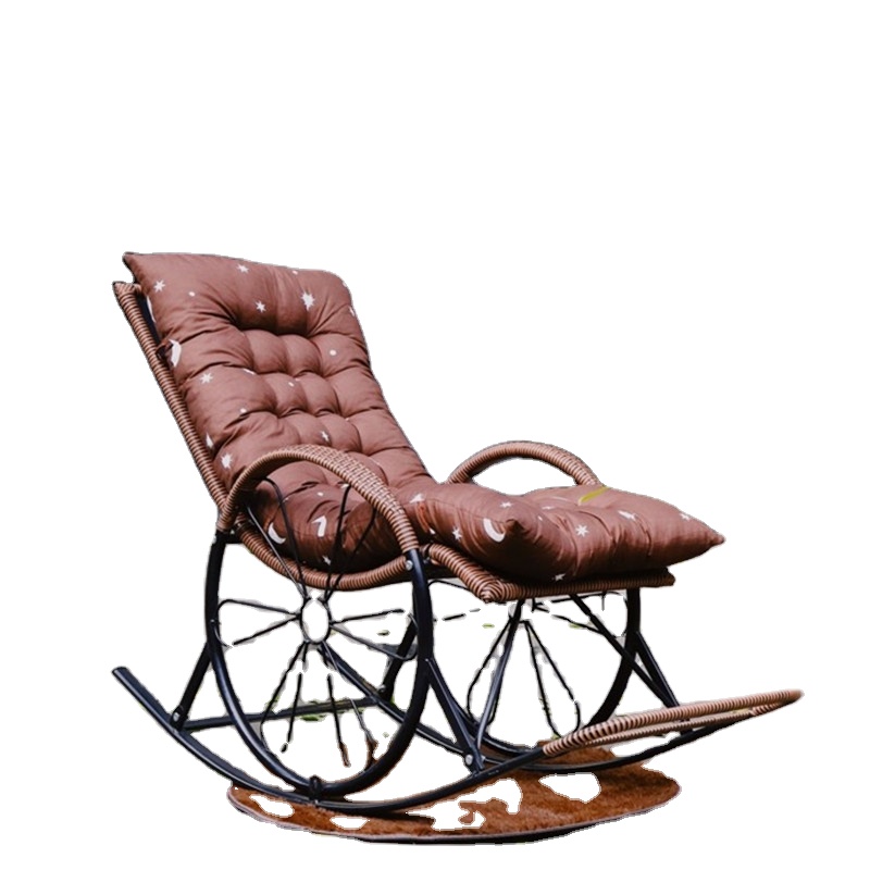 Antique wooden luxury rocking chair