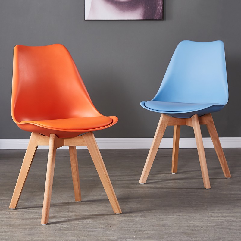 Color simple cherry wood chair