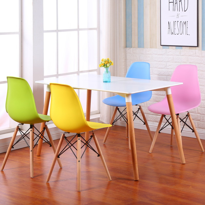 Custom style color simple plastic chair