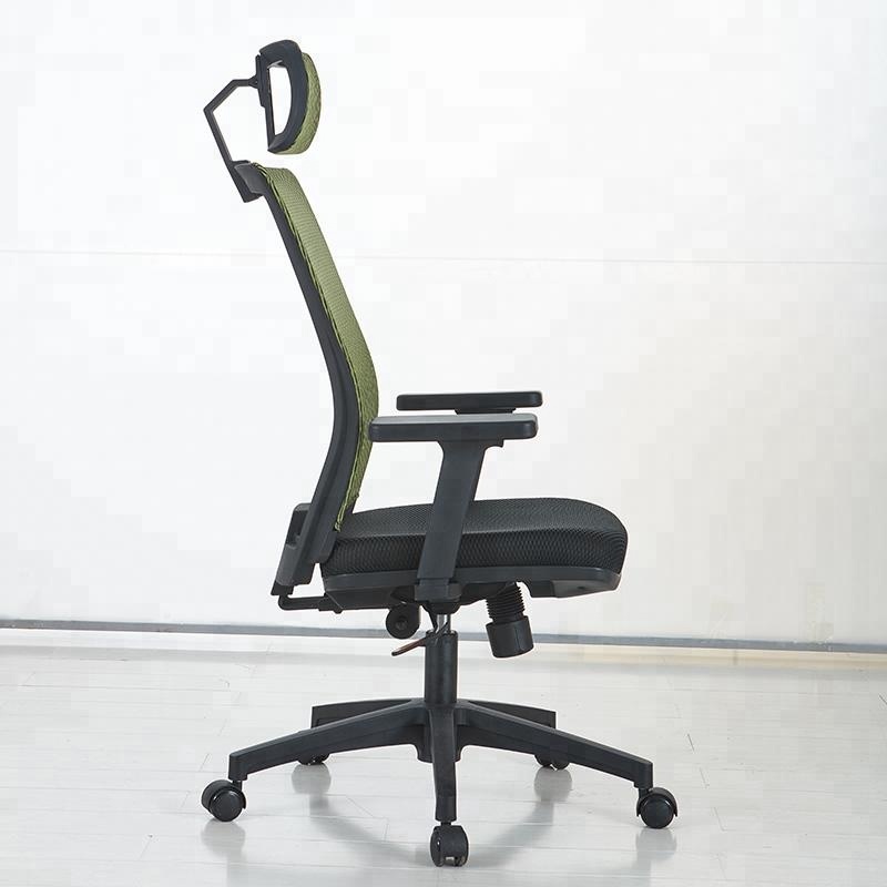 Green ergonomic design mesh chair