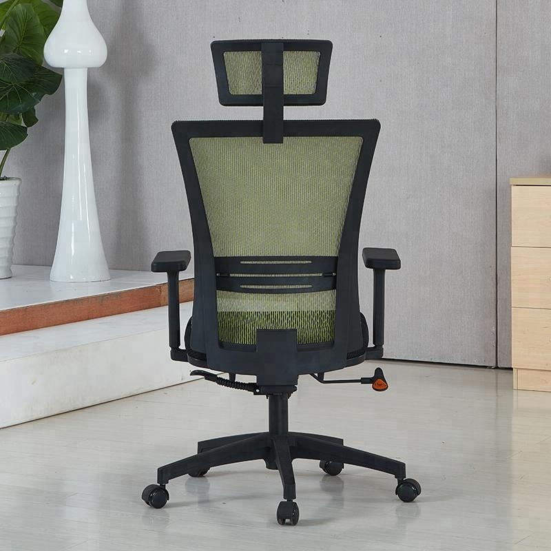 Green ergonomic design mesh chair