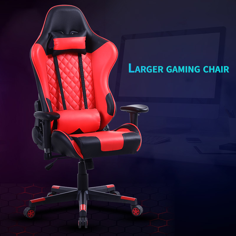 High-back ergonomic gaming chair