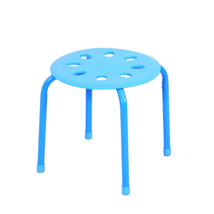 Integral color round plastic seat