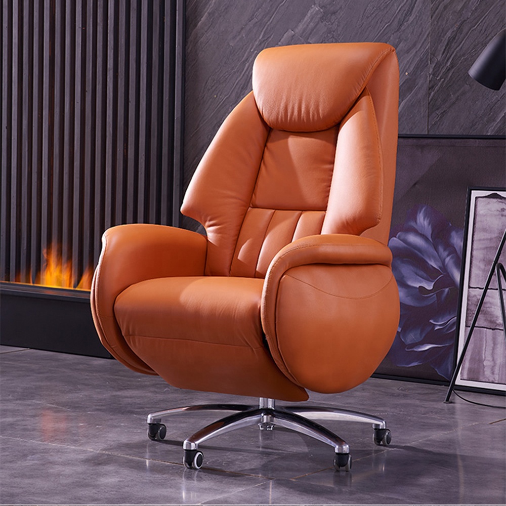 Luxury rotating executive massage chair