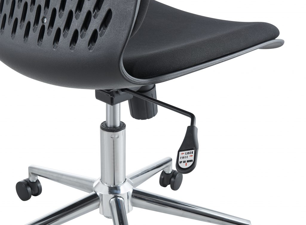 Modern design plastic swivel chair