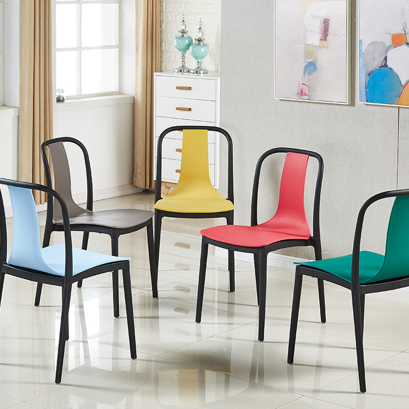 Modern minimalist design leisure plastic chair
