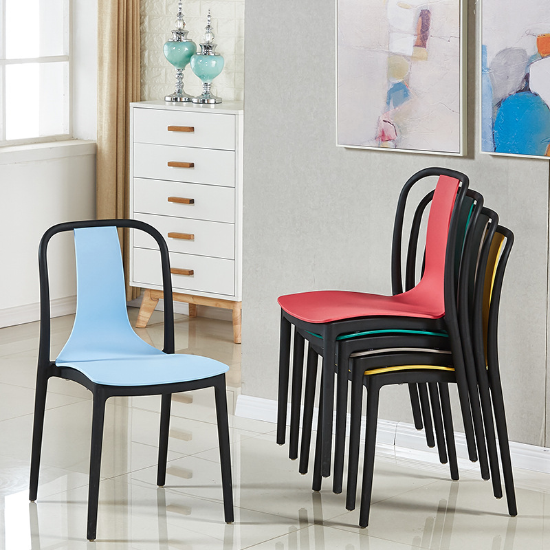 Modern minimalist design leisure plastic chair
