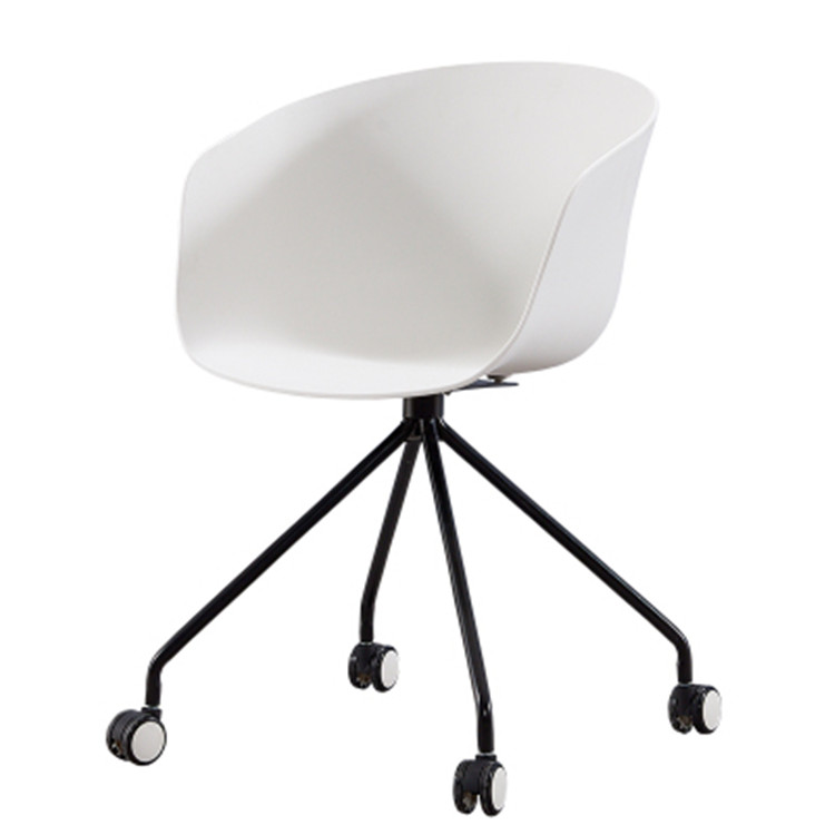 Movable and convenient colored plastic chair