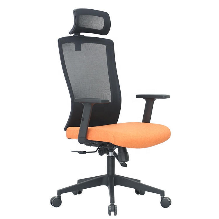 Multifunctional black ergonomic office chair