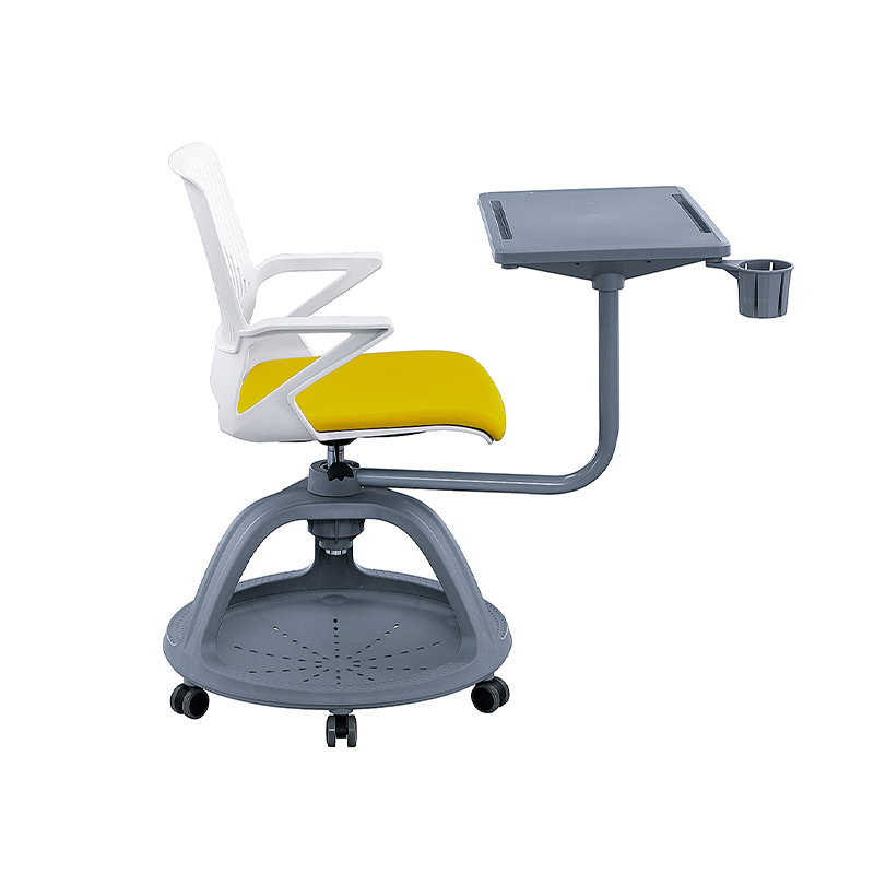 Rotatable plastic home desk chair