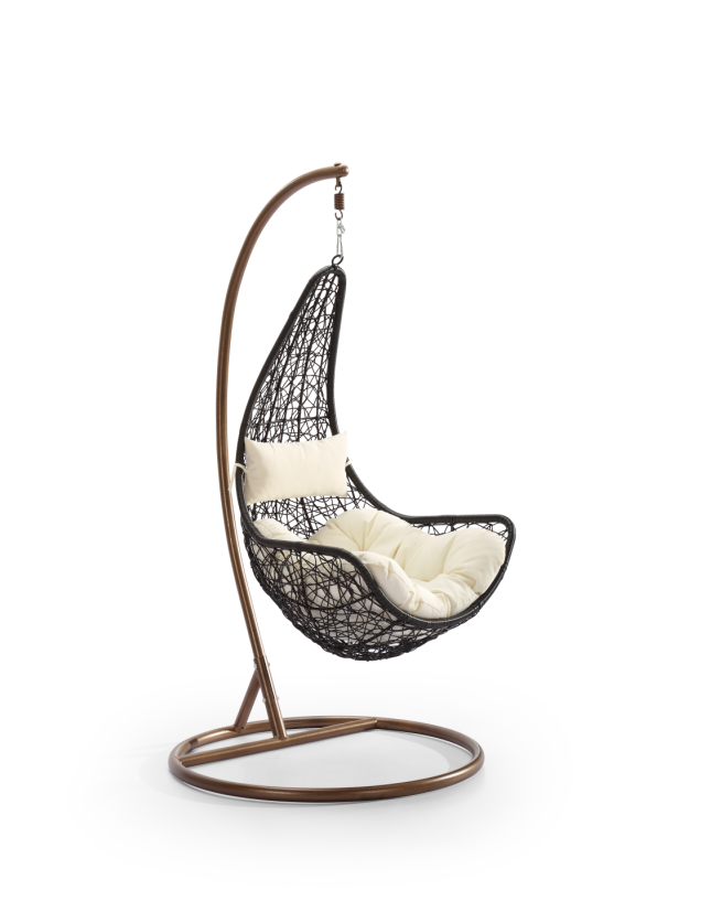 Stylish and comfortable single hanging chair